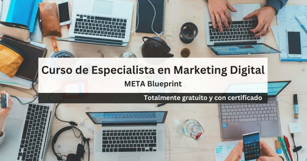 Curso de Marketing Digital certificado por Meta