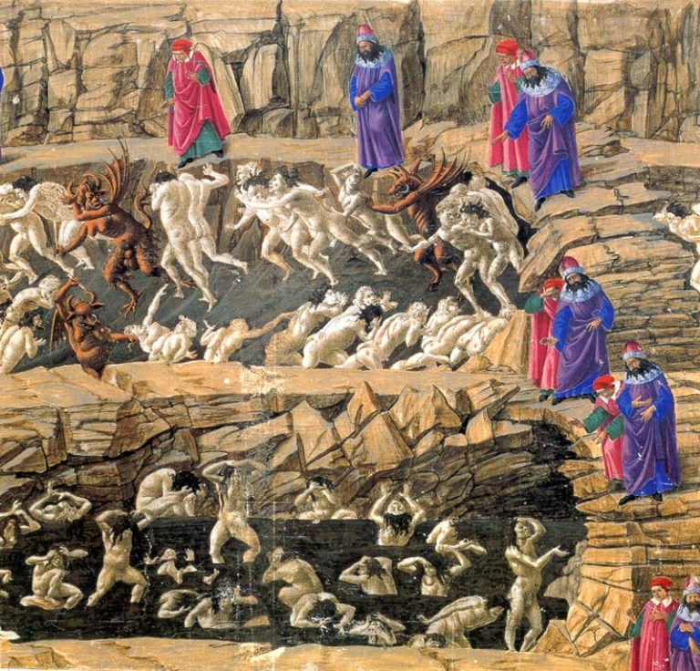 El infierno de Dante: Los nueve círculos para la redención